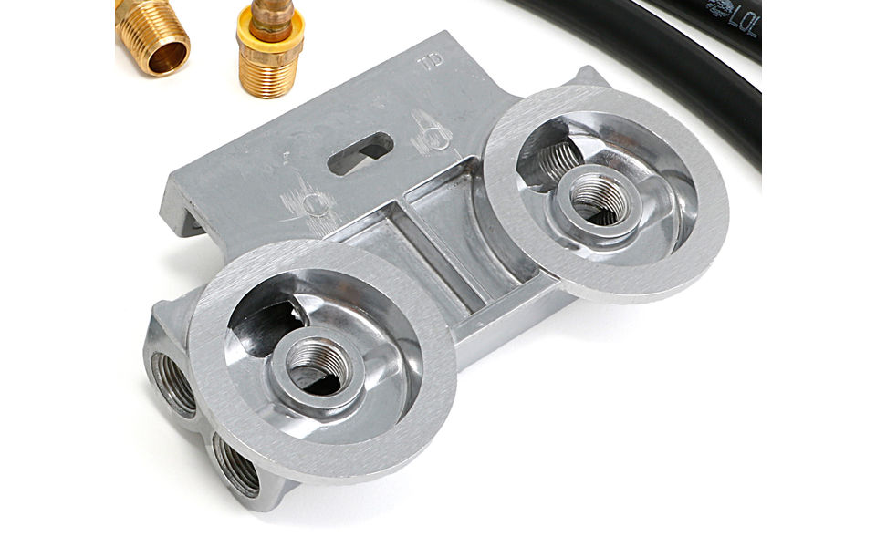 Trans-Dapt Double Oil Filter Relocation Kit - Future Rides